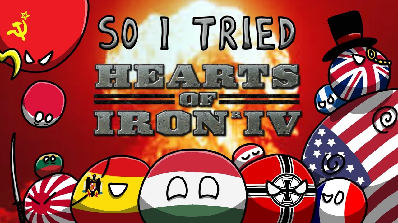 So i tried Hearts of Iron IV, but with Countryballs. - YouTube