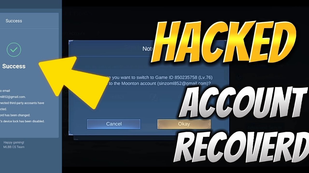 MLBB HACKED ACCOUNT RECOVERY 🔥🔥🔥 - YouTube