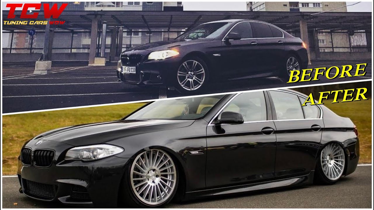 Building of a Bmw F10 Bagged on Rotiform IND Rims In 3 Minutes ...