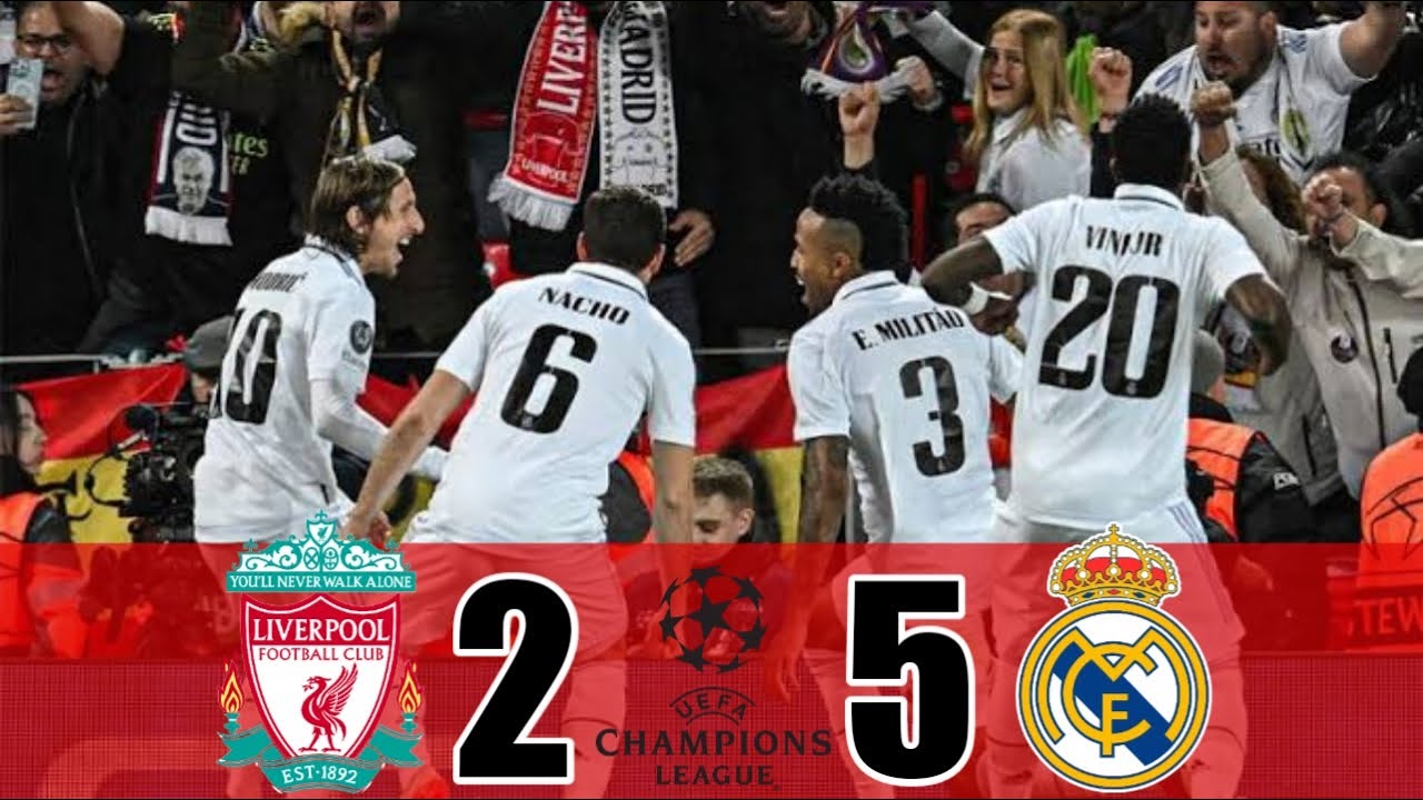 Comeback !! Liverpool 2 x 5 Real Madrid | All Goals & Highlights Liga ...