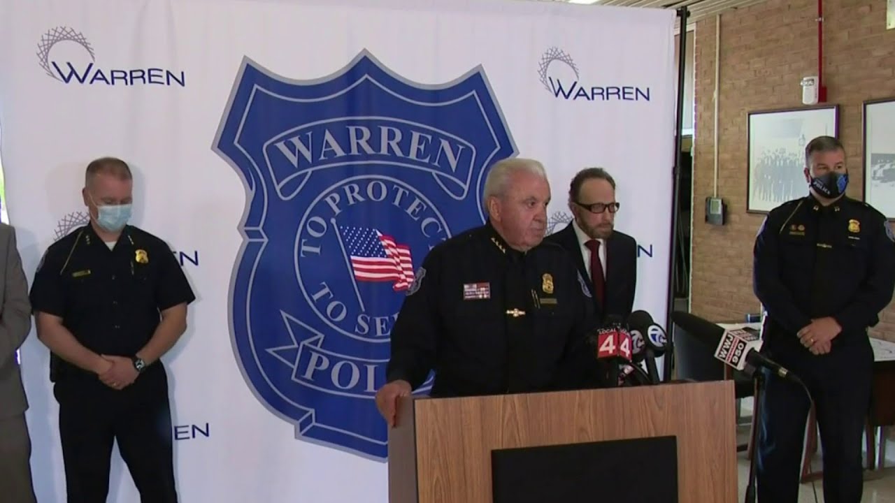 Warren police reveal results of citywide crime sweep - YouTube
