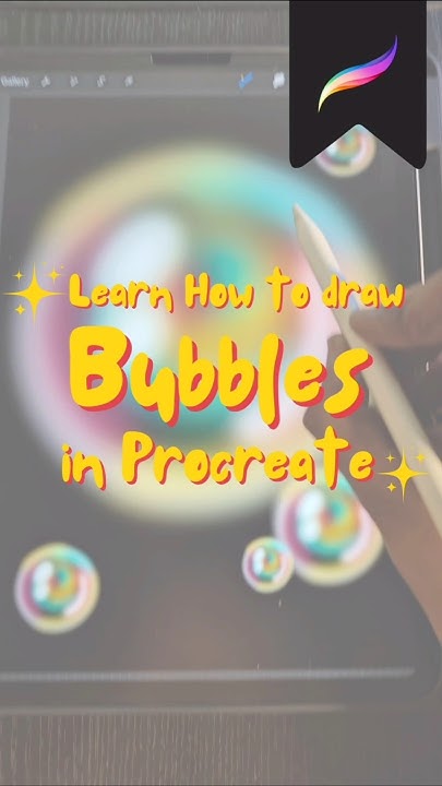 Learn how to draw Bubbles in procreate #shorts #procreatetutorial # ...