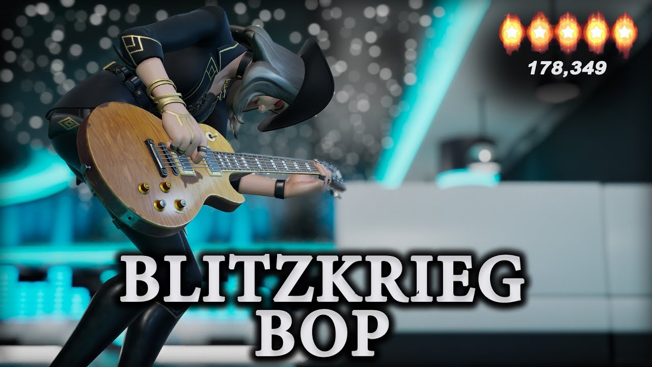 100% Flawless Blitzkrieg Bop by Ramones | Expert Lead FC | Fortnite Festival - YouTube