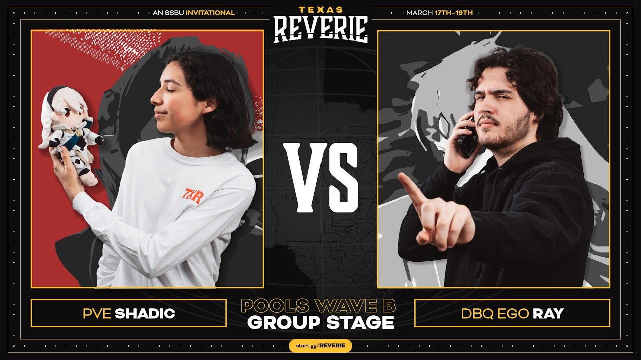 Texas Reverie 2023: DBQ | EGO | Ray (Zelda) vs PvE | SHADIC (Corrin) Pools Group B - YouTube