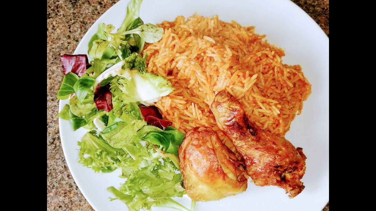 Chicken With Jollof Rice | Nigerian jollof rice |cook with me jollof ...