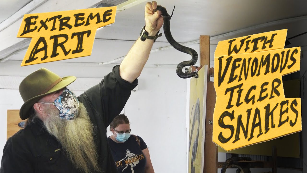 HOW TO PAINT A SNAKE - YouTube