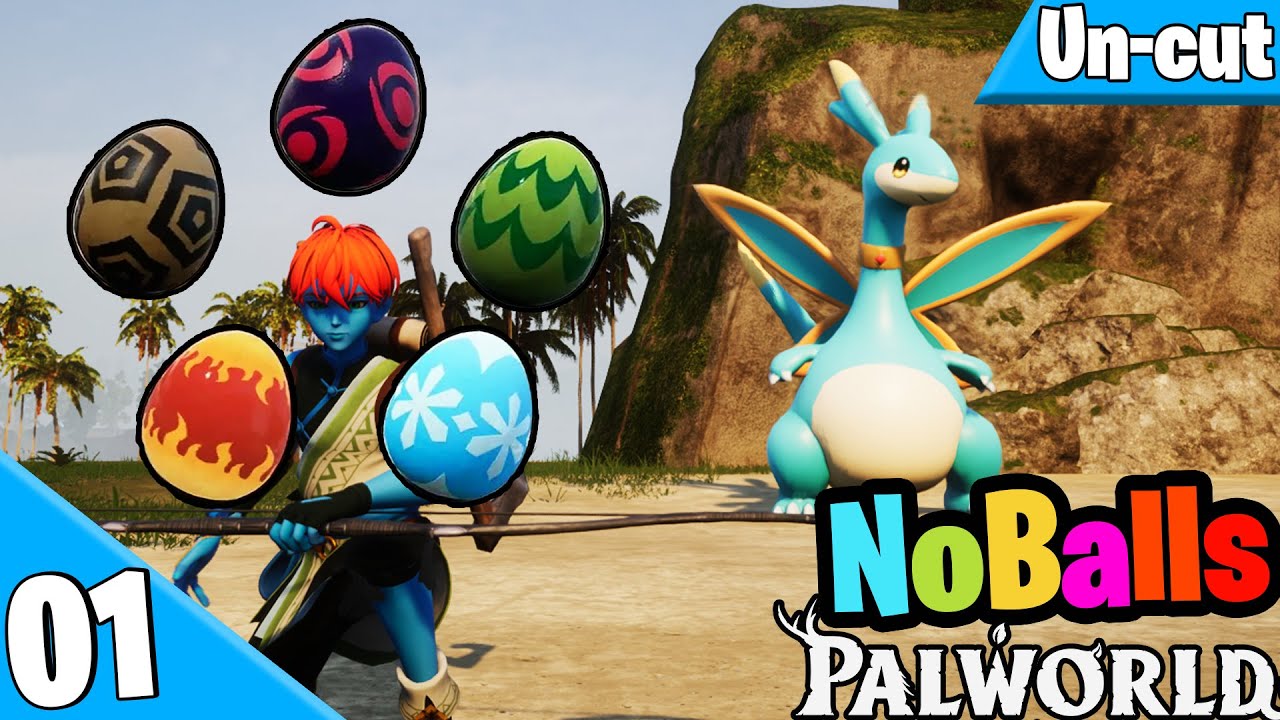 *No Balls - Only Eggs* PALWORLD Challenge PART 01 with Akan22 [Un-Cut ...