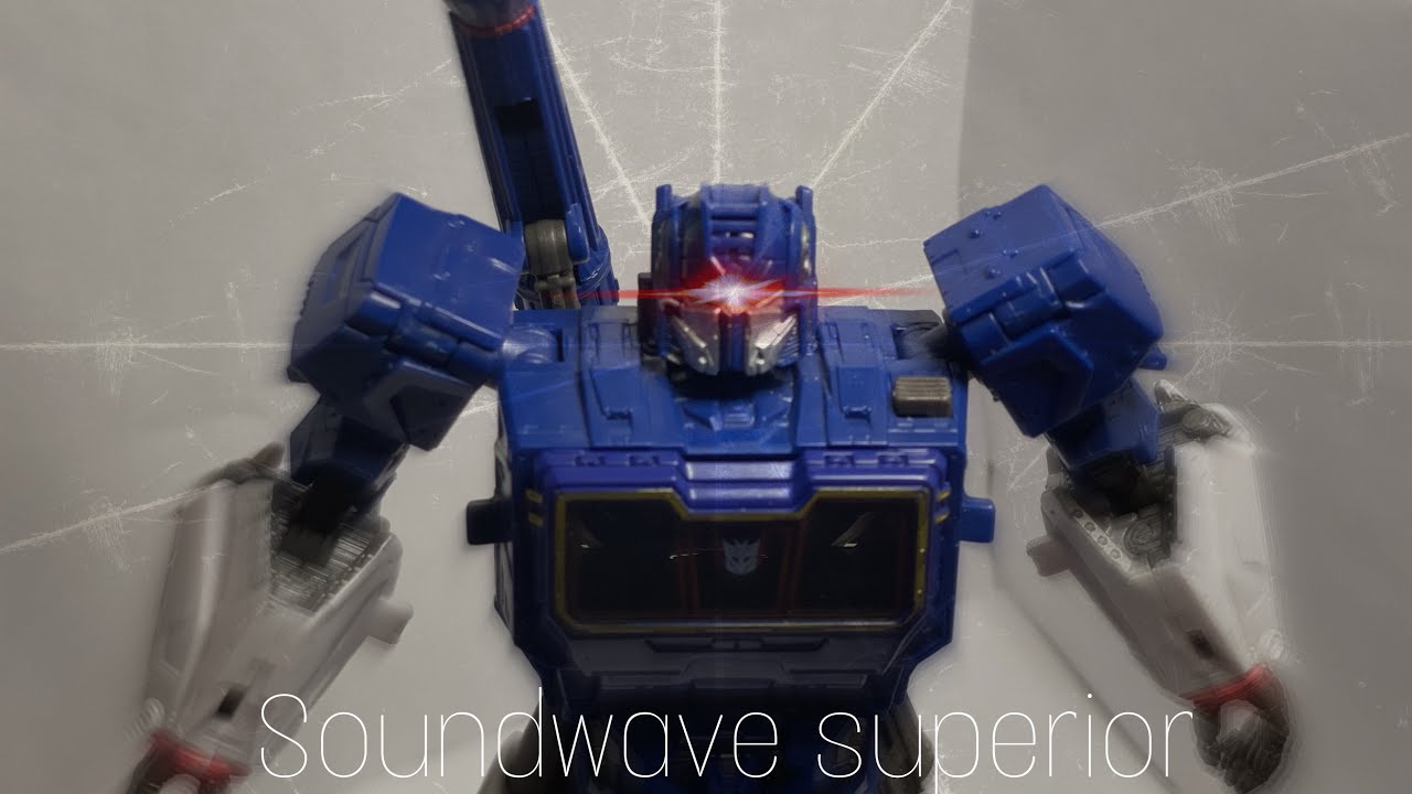 transformer stop motion test Soundwave superior - YouTube