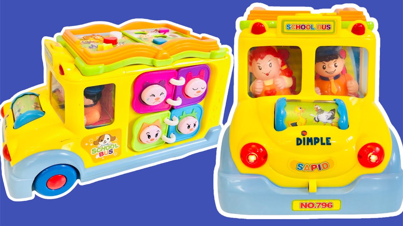 Musical School Bus BUTTONS LIGHTS AND Learning Animal Sounds For ...