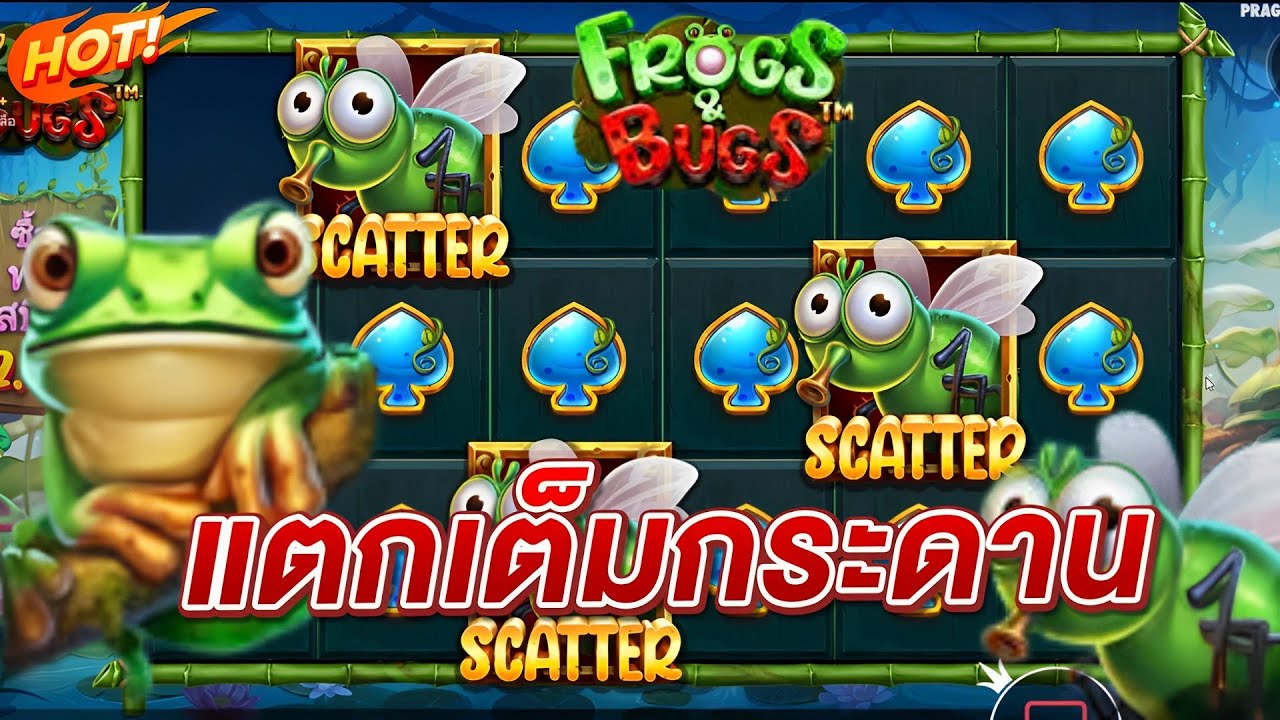 Frogs&ฺBugs│PP เต็มๆ กระดาน #paotung #เป๋าตุง #pragmaticplay #สล็อตเเตก ...