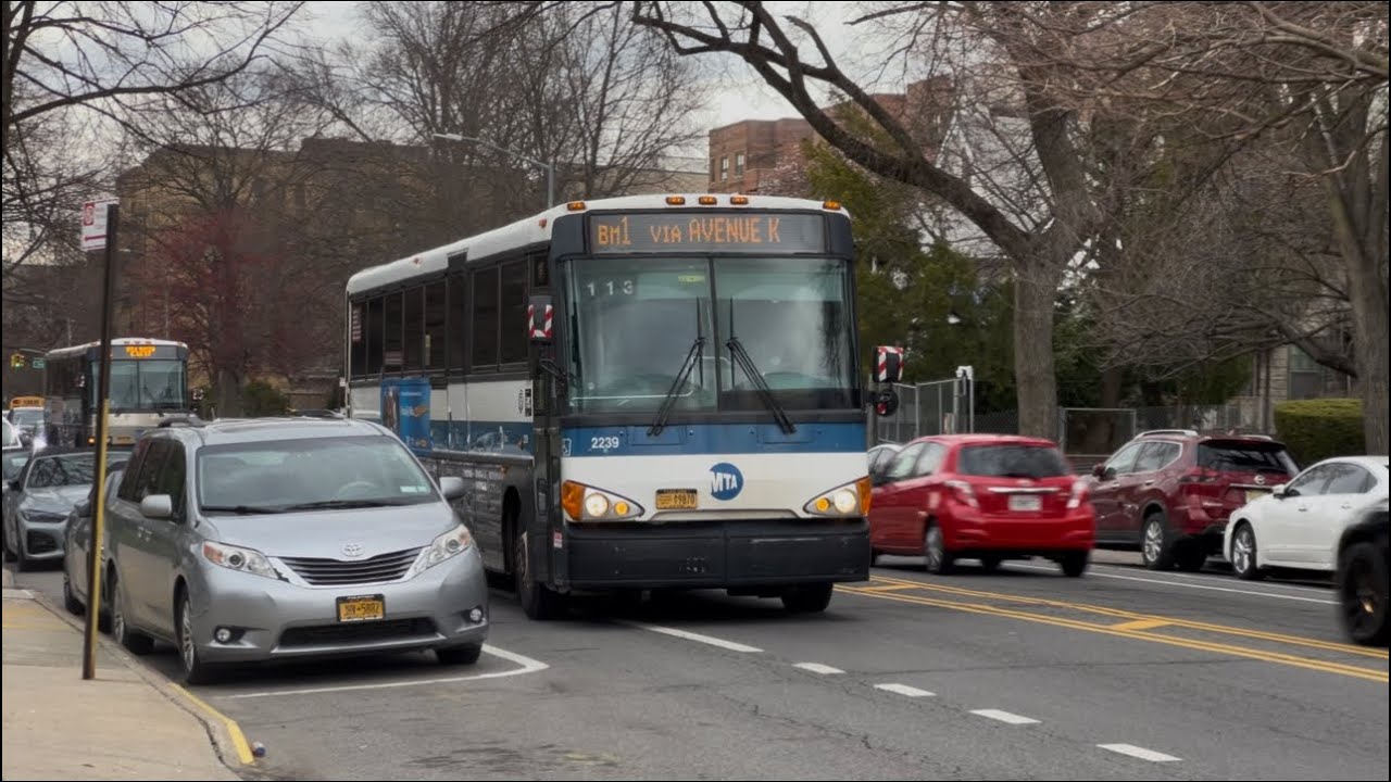 MTA Bus Company 2008 MCI D4500CT Commuter Coach 2239 on Route BM1 ...