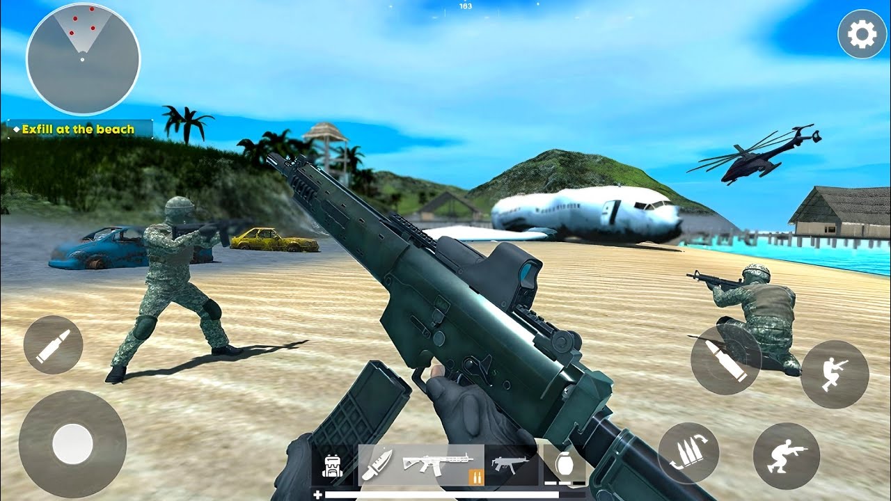 Fps Battle Ground Commando Shooting Game - Android Gameplay - YouTube