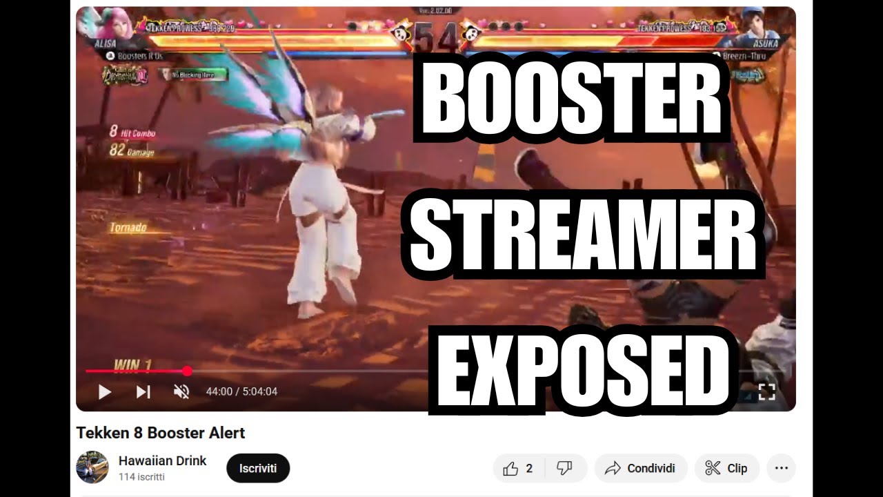 TEKKEN 8 BOOSTER STREAMER EXPOSED | Hawaiian Drink - YouTube