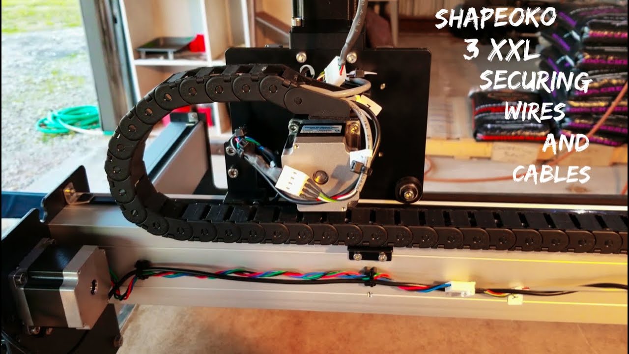 IoT#72 Shapeoko 3 XXL – Securing Wires and Cables – Step 7 - YouTube
