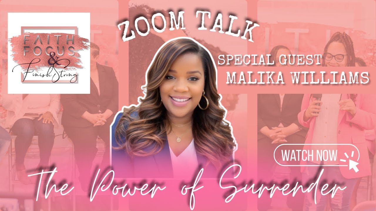 Faith Focus & Finish Strong - Weekly Zoom Talk Recording - YouTube