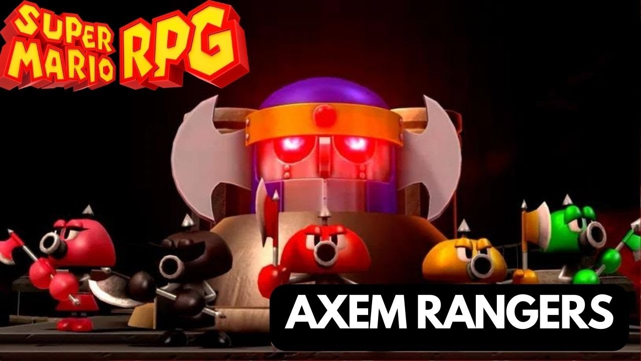 Super Mario RPG Remake: Axem Rangers Boss Fight - YouTube