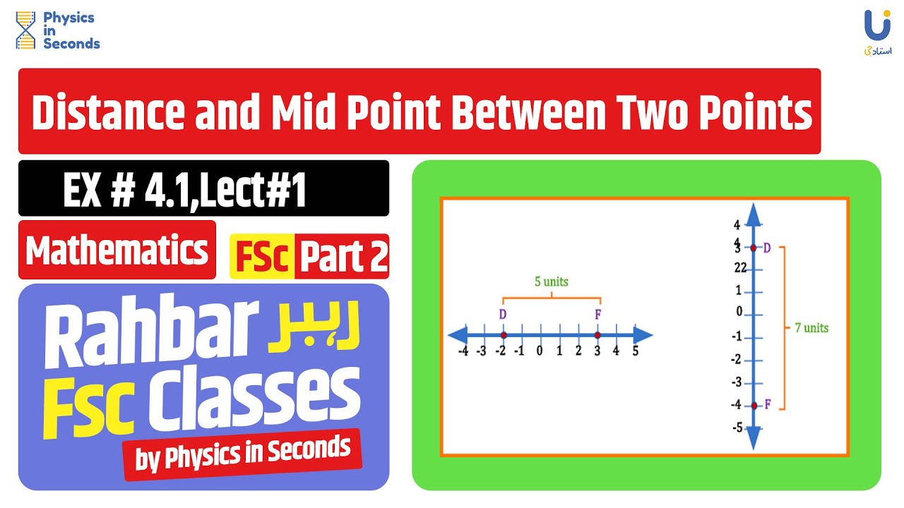 Math - Distance and Mid point between Two points - FSc & I.C.s Part II ...