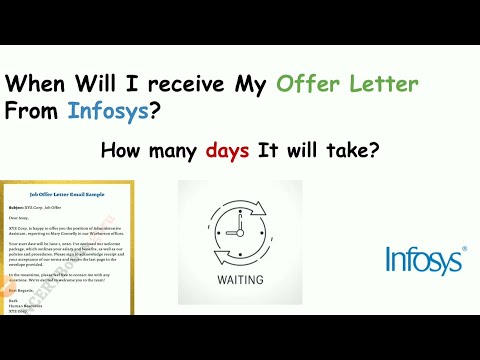 How many days to receive Infosys offer letter?? 45days or more. - YouTube
