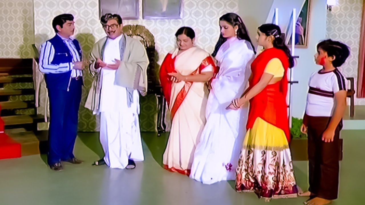 ANR, Radha, Jaggaiah, Gollapudi Family Drama Full HD Part - 10 ...