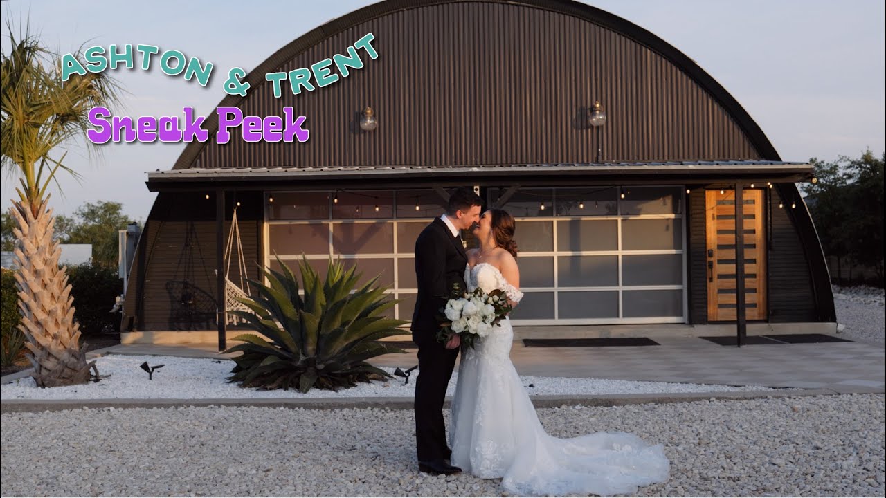 Groom can't let go of first touch | Ashton & Trent Sneak Peek | Party ...