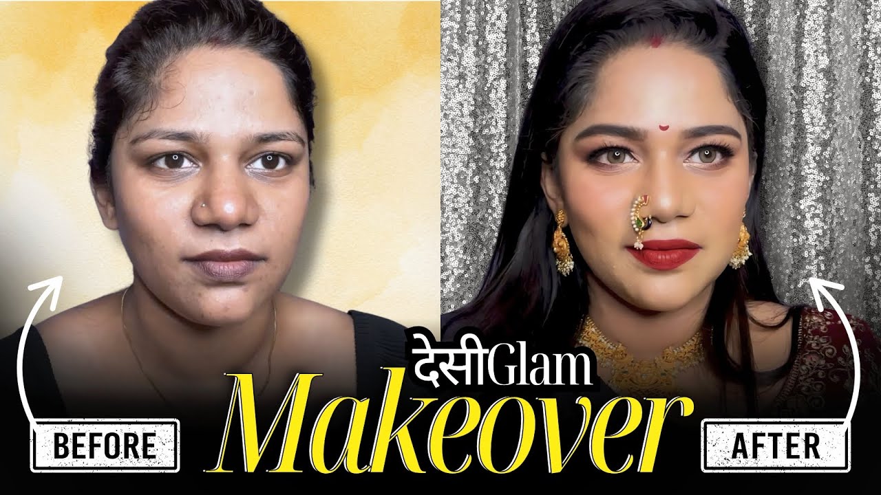 Mera Pehla Glam Look – Expectation vs Reality 😂💋 | Makeup done by learning from YouTube - YouTube