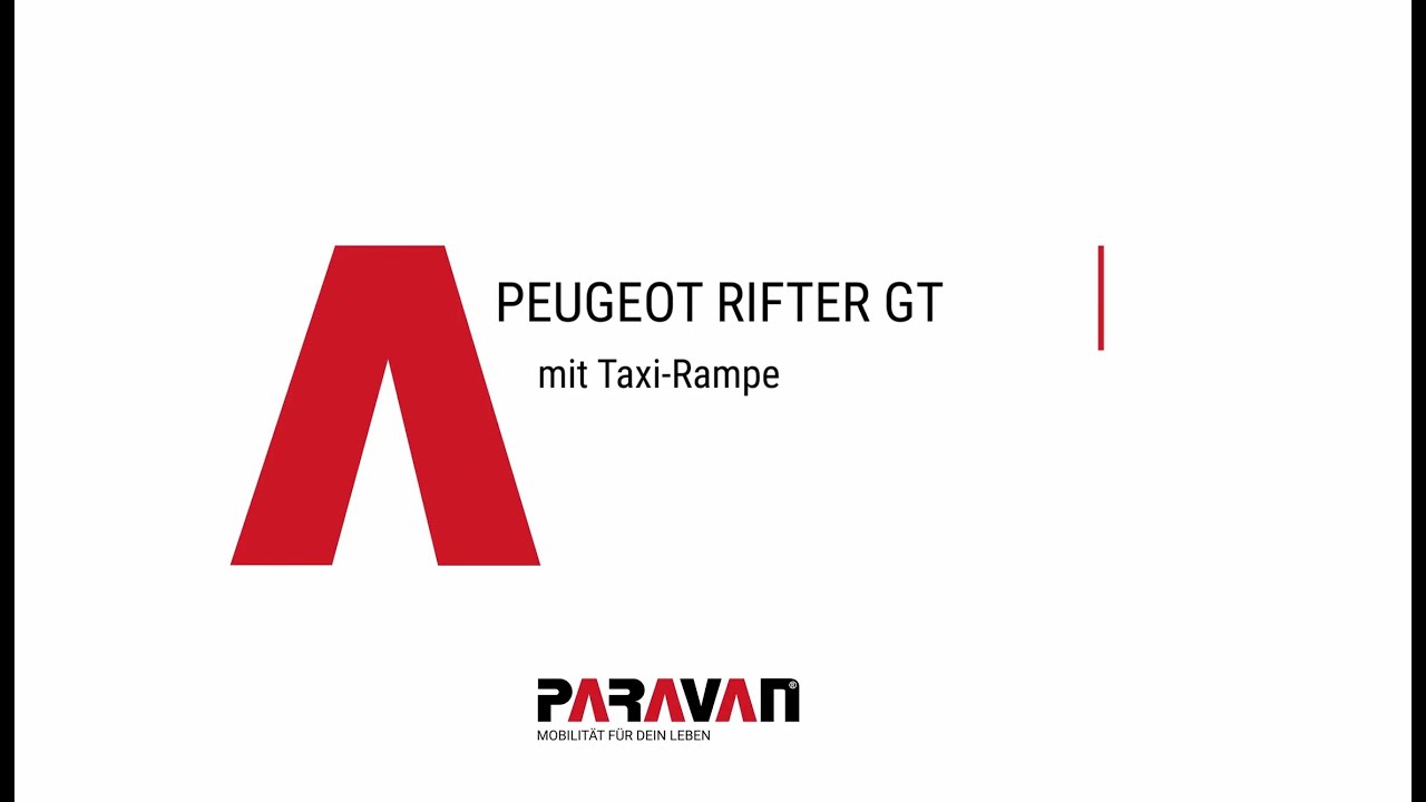 PARAVAN Rifter GT mit AMF Taxi Rampe - YouTube