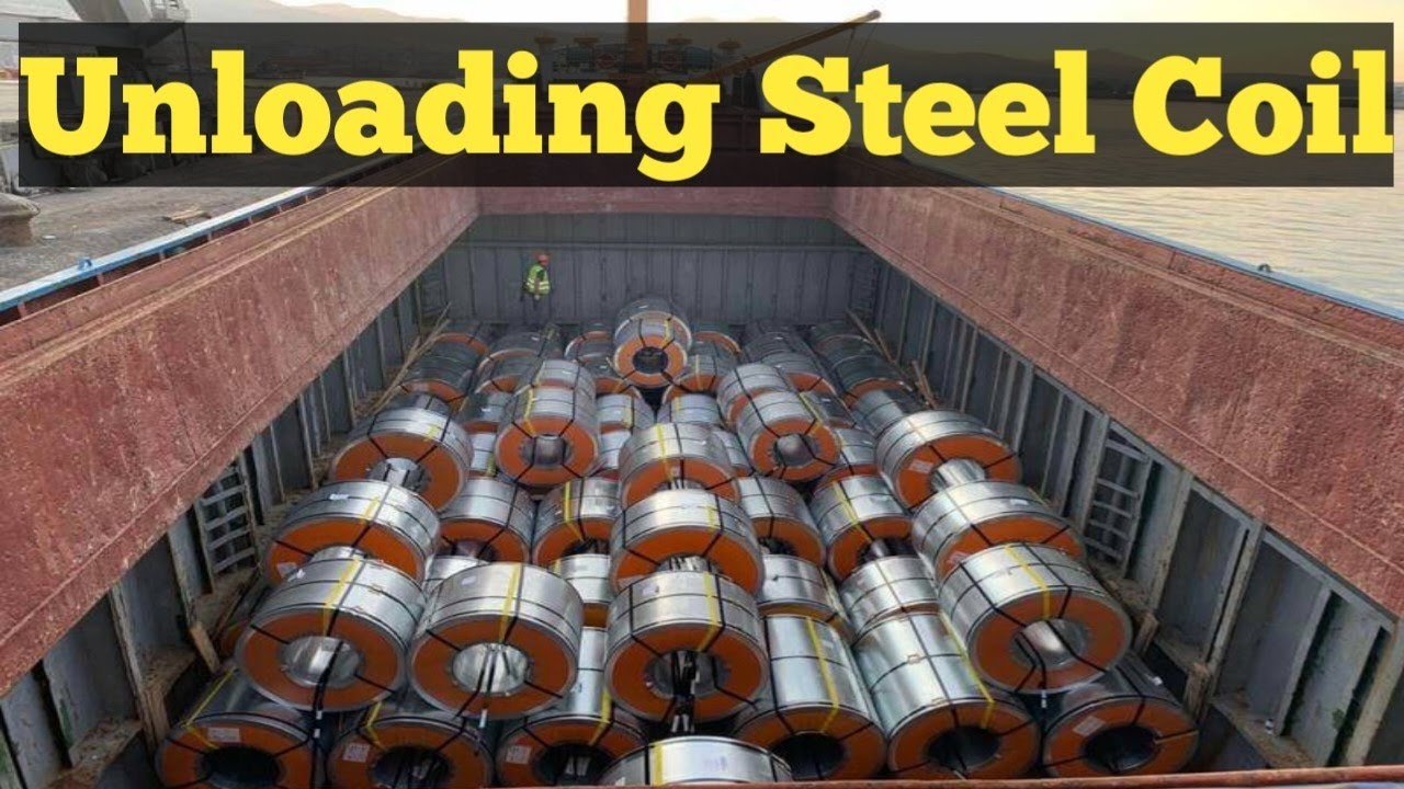 Unloading Steel Coil / Buhay Pantalan #opascor #calypso #shipping - YouTube