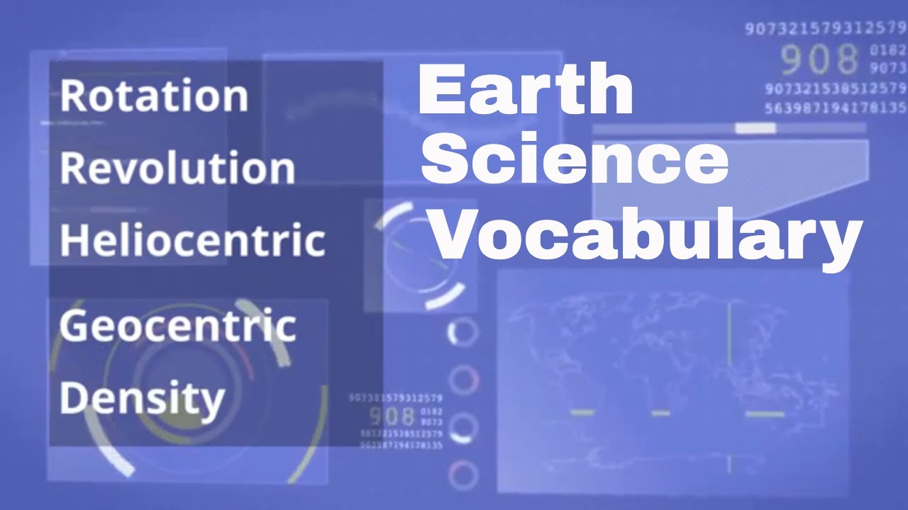 Earth Science Vocabulary Week 1 - YouTube