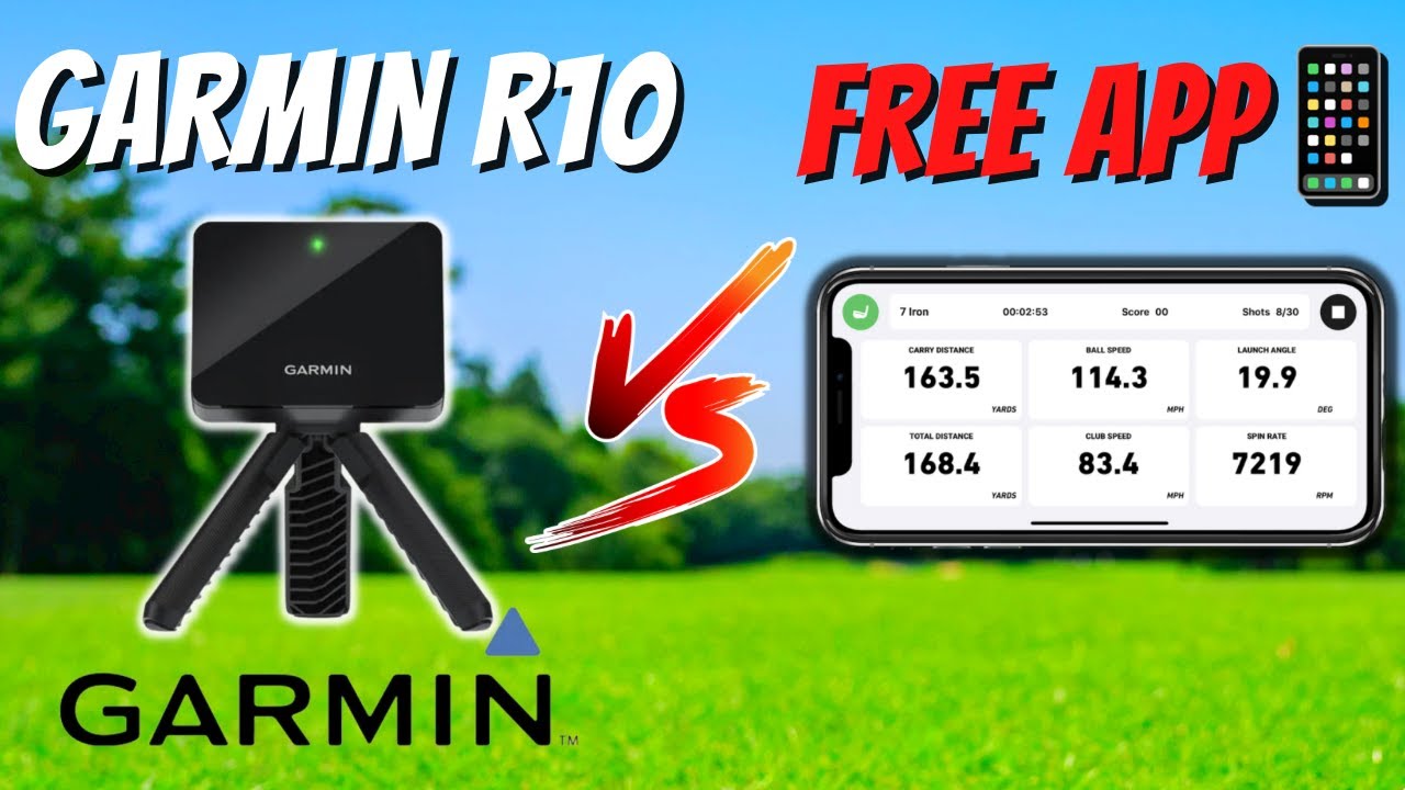 Garmin R10 Vs Shot Vision FREE Launch Monitor App!! These Results Were ...