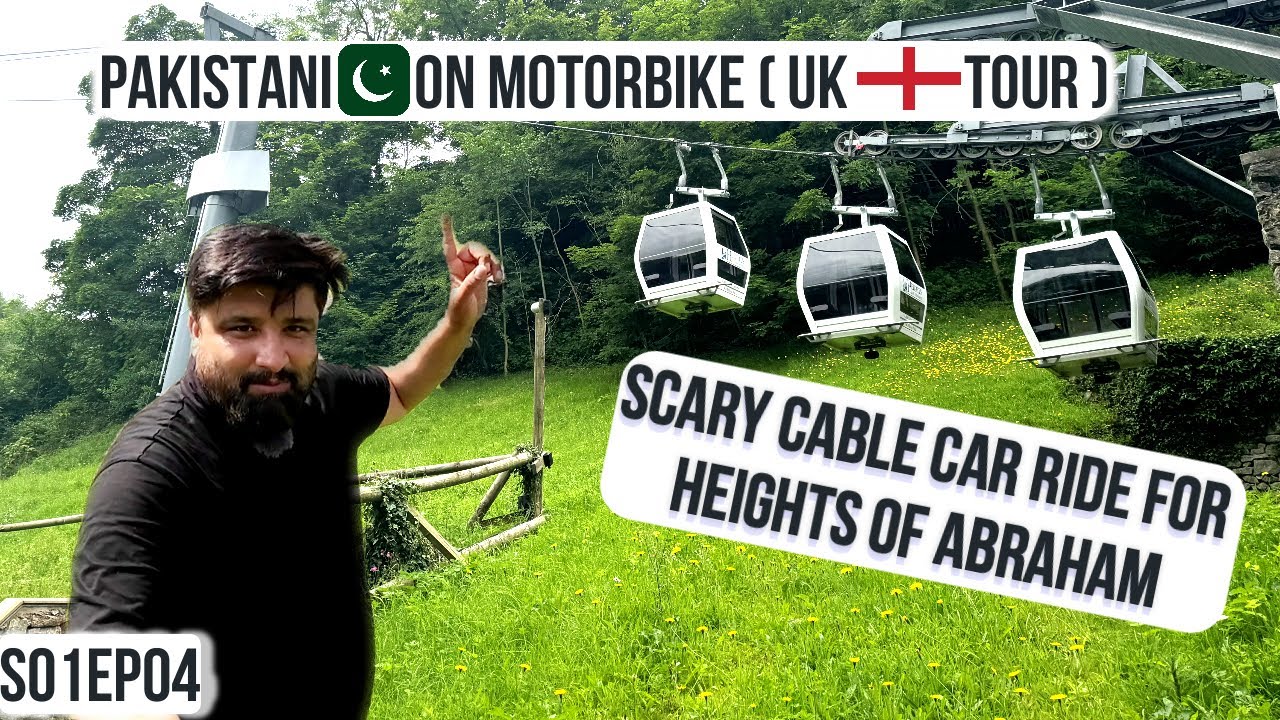 SCARY CABLE CARS RIDE TO HEIGHTS OF ABRAHAM (UK) - YouTube