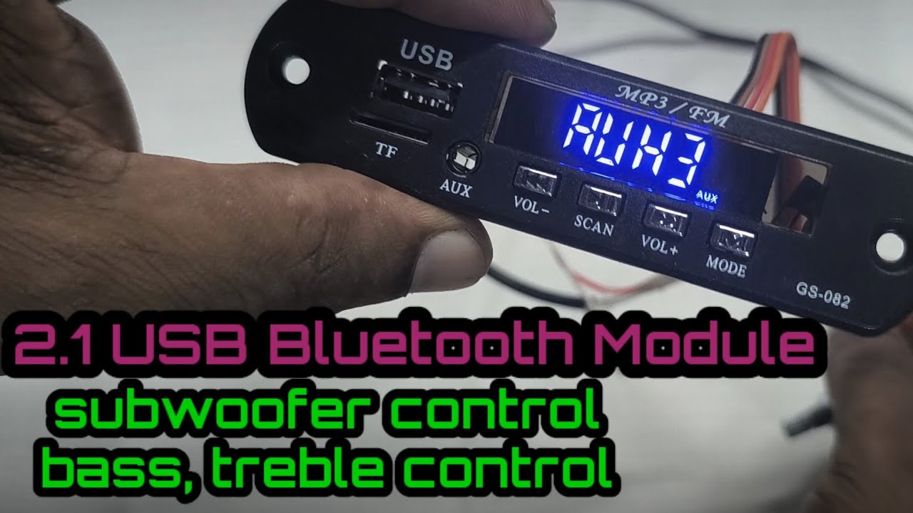 2.1 usb bluetooth module - YouTube