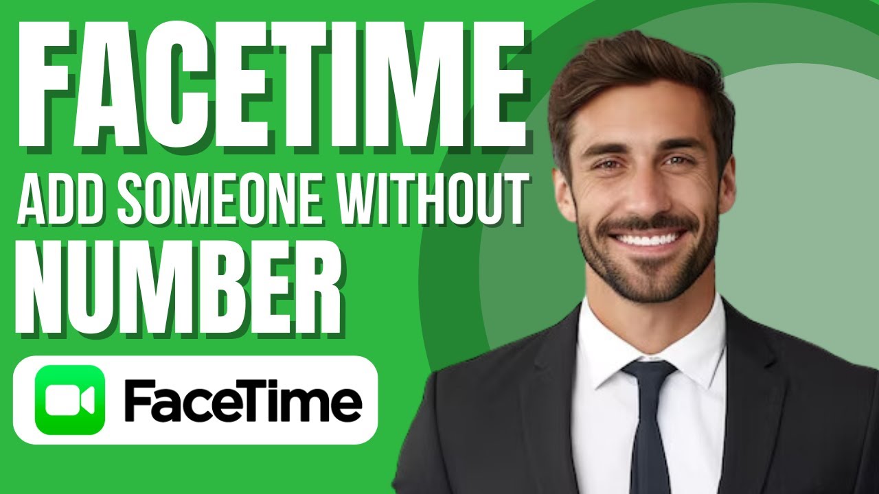 How To Add Someone On Facetime Without Phone Number (iPhone/iOS) - YouTube