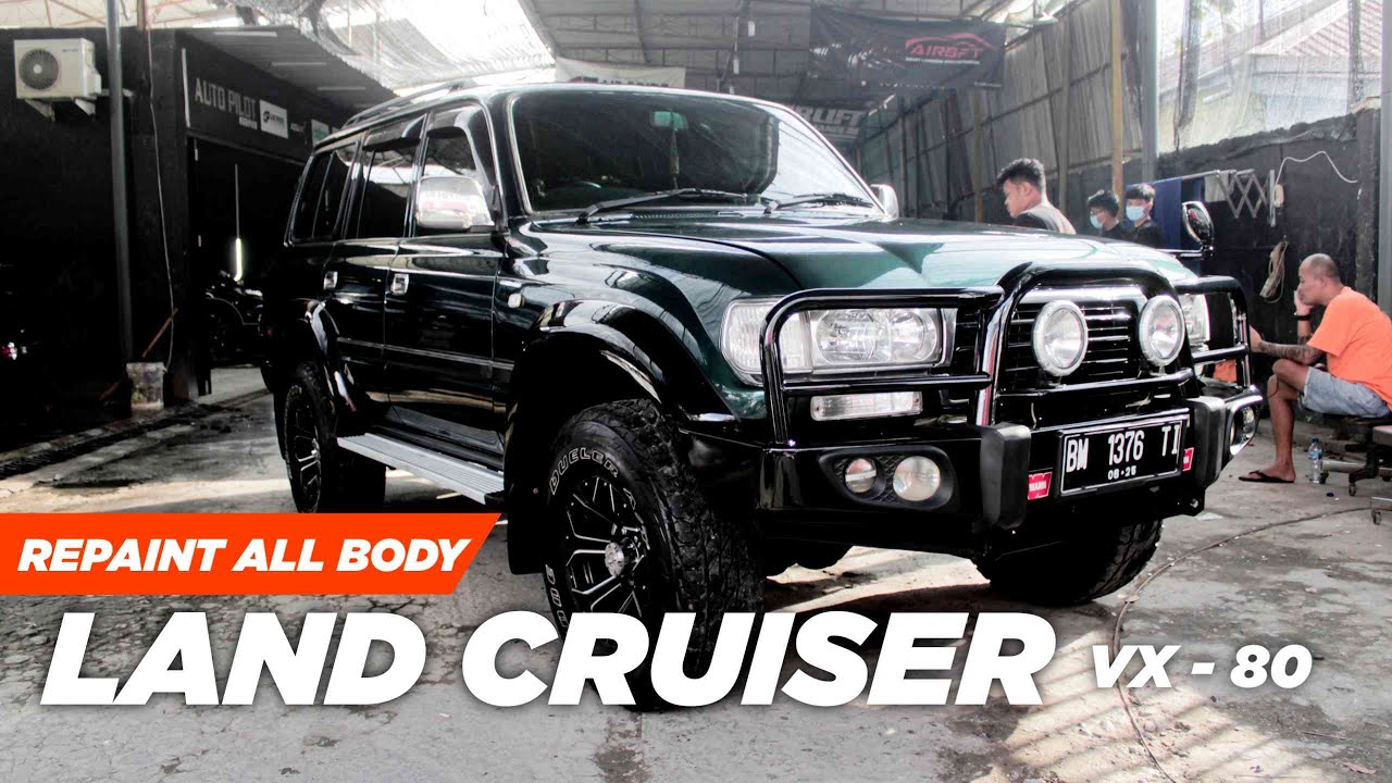 RESTORASI MOBIL NOSTALGIA TAHUN 90 AN - TOYOTA LAND CRUISER VX-80 - YouTube