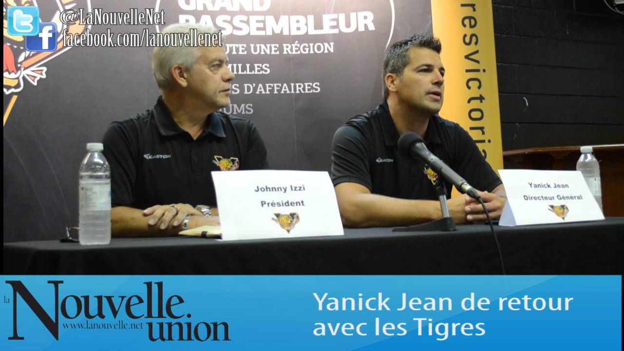 Yanick Jean de retour avec les Tigres (vidéo) - YouTube