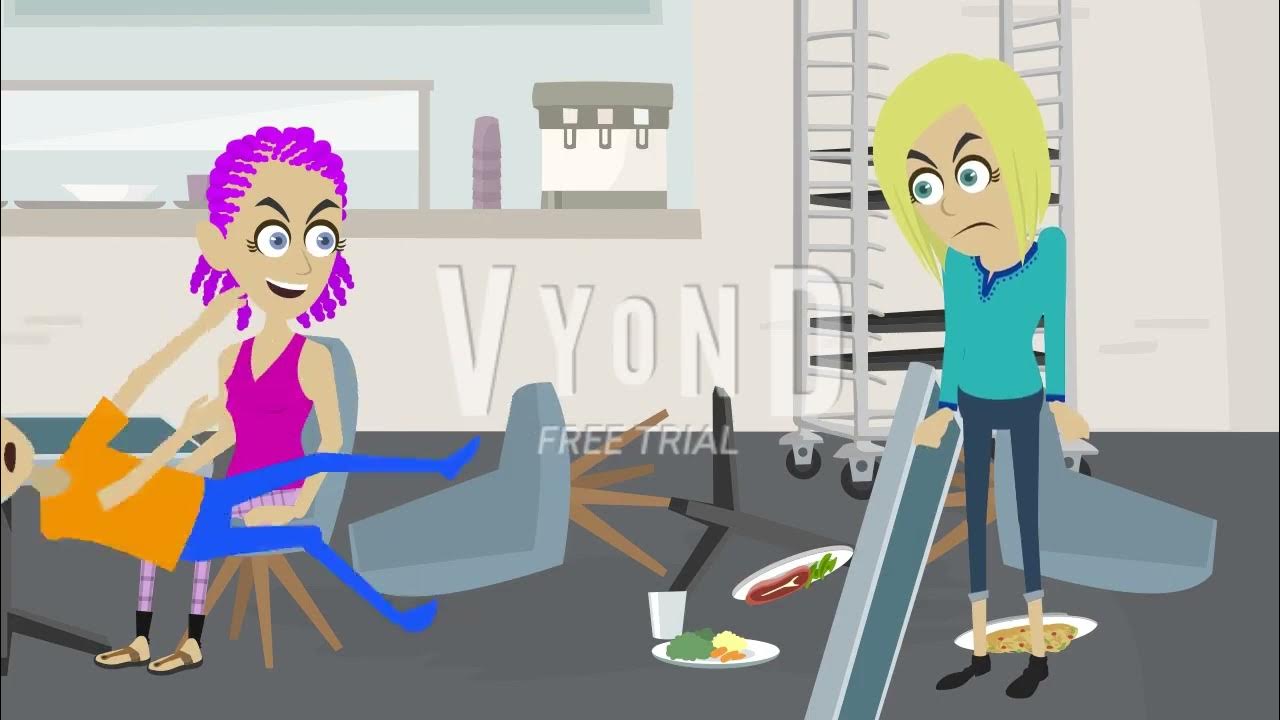 Violy Starts a Food Fight Suspended Gets Grounded - YouTube