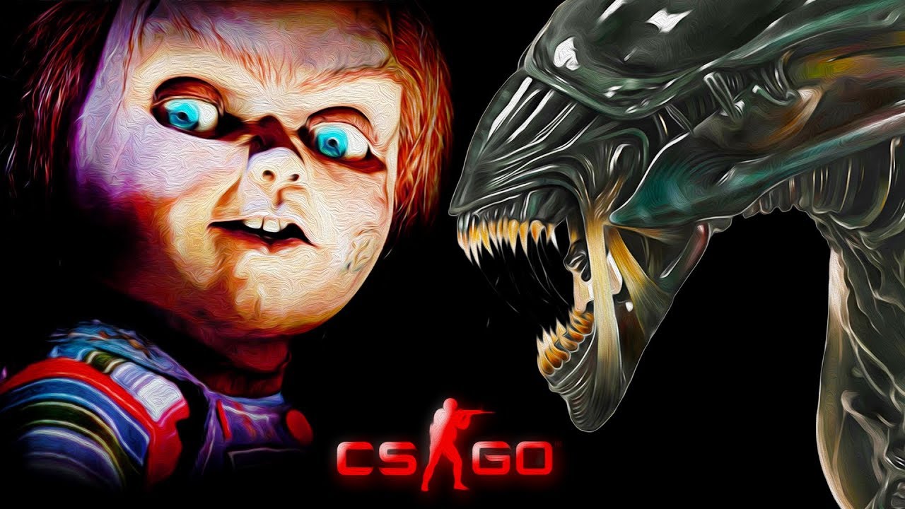 CHUCKY VS ALIEN ¿ QUIÉN DA MAS MIEDO en CSGO? - Hide and Seek - YouTube