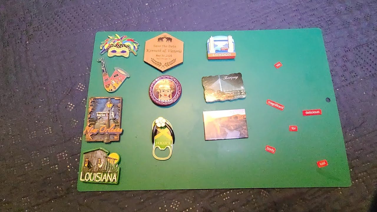 MY REFRIGERATOR MAGNET COLLECTION - YouTube