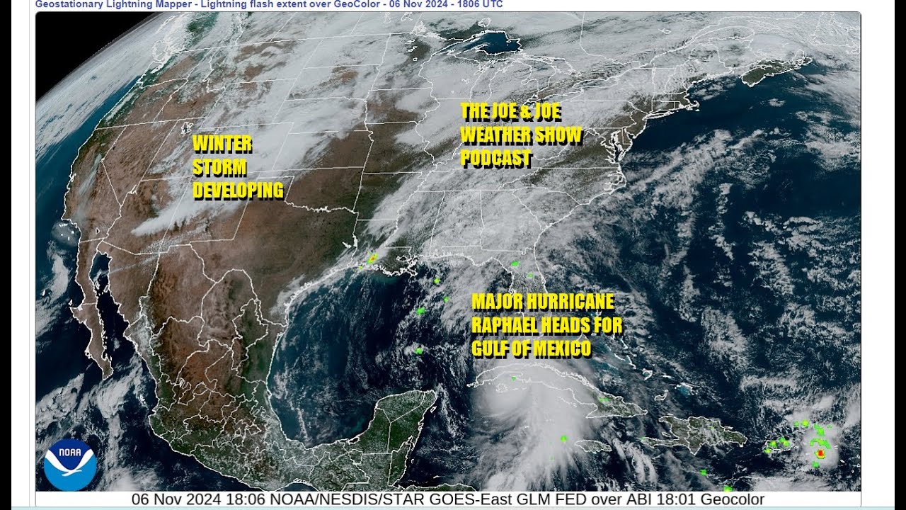 Joe & Joe Weather Show Major Hurricane Raphael Heads For Gulf of Mexico ...