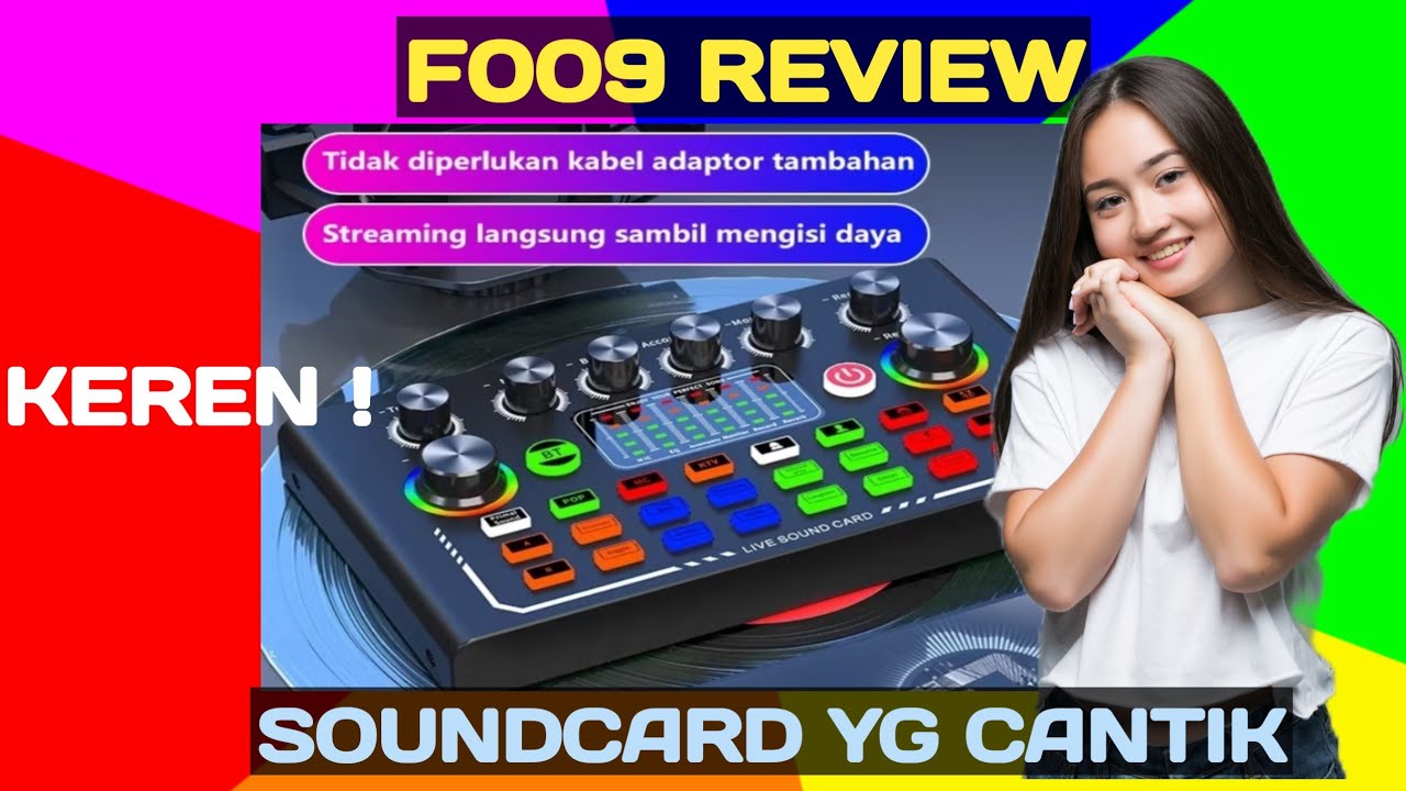 F009 SOUNDCARD REVIEW ][ SUARA JERNIH !! - YouTube