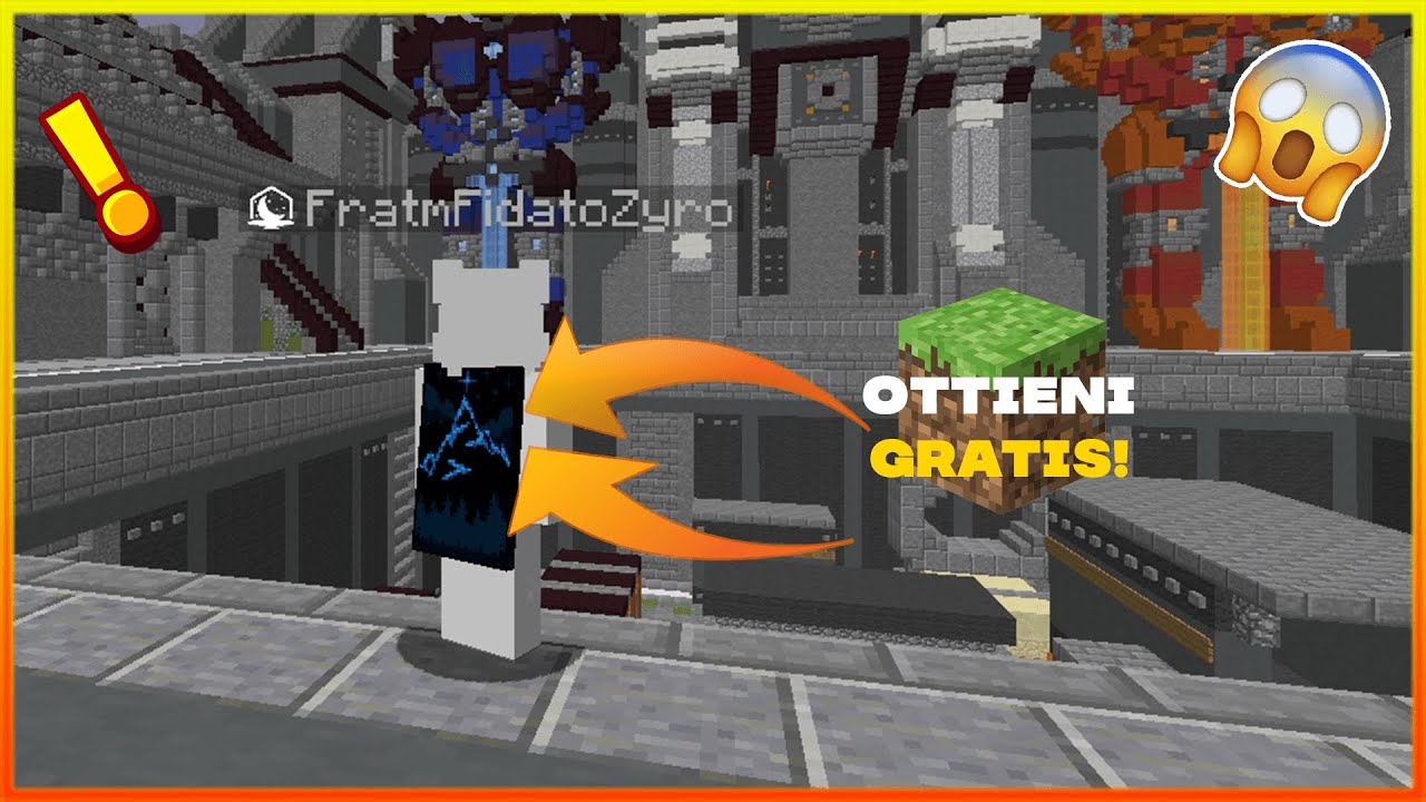 COME AVERE UN MANTELLO GRATIS SU MINECRAFT - YouTube