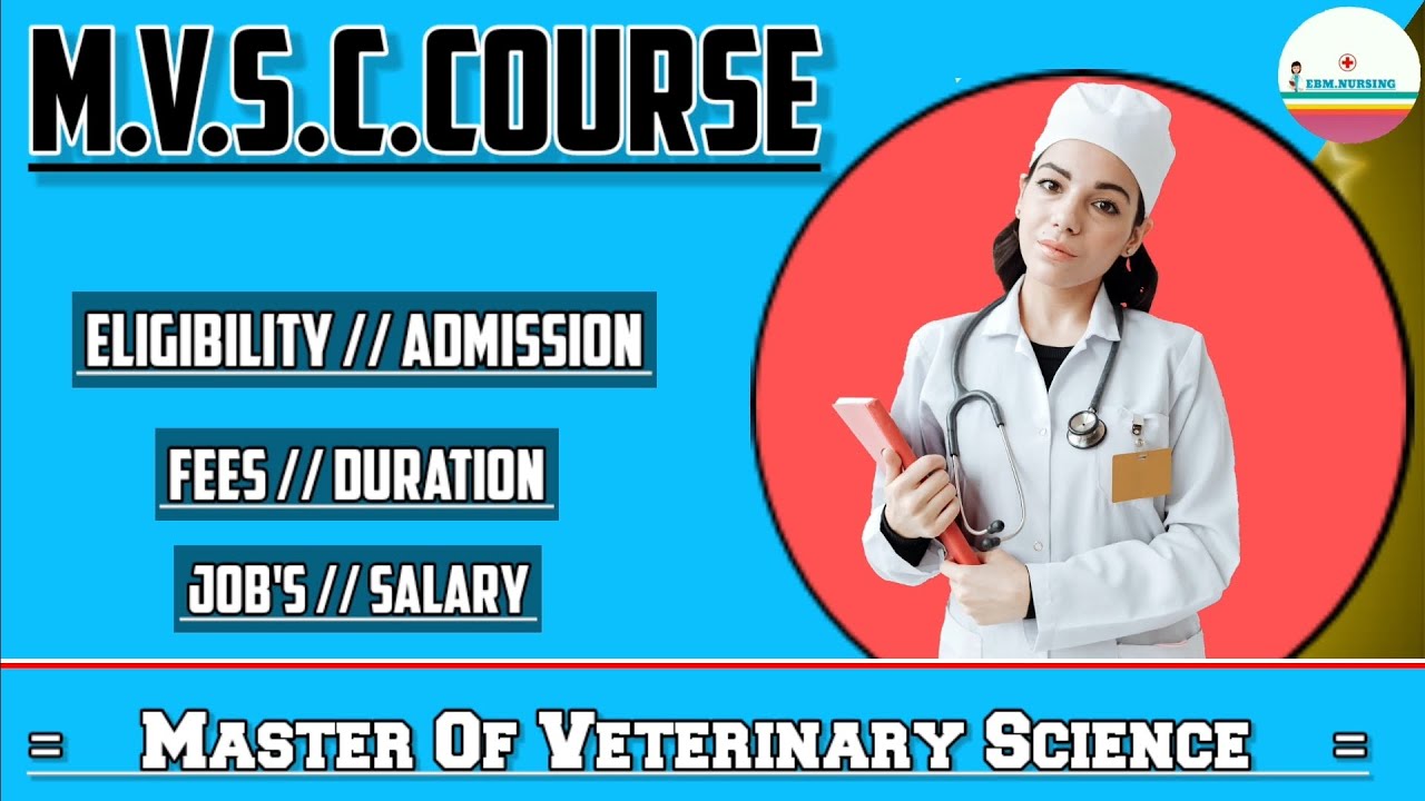 HOW IS MASTER OF VETERINARY SCIENCE COURSE... - YouTube