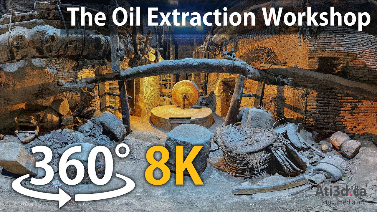The Oil Extraction Workshop, Isfahan, Iran 360° Video 8K - YouTube