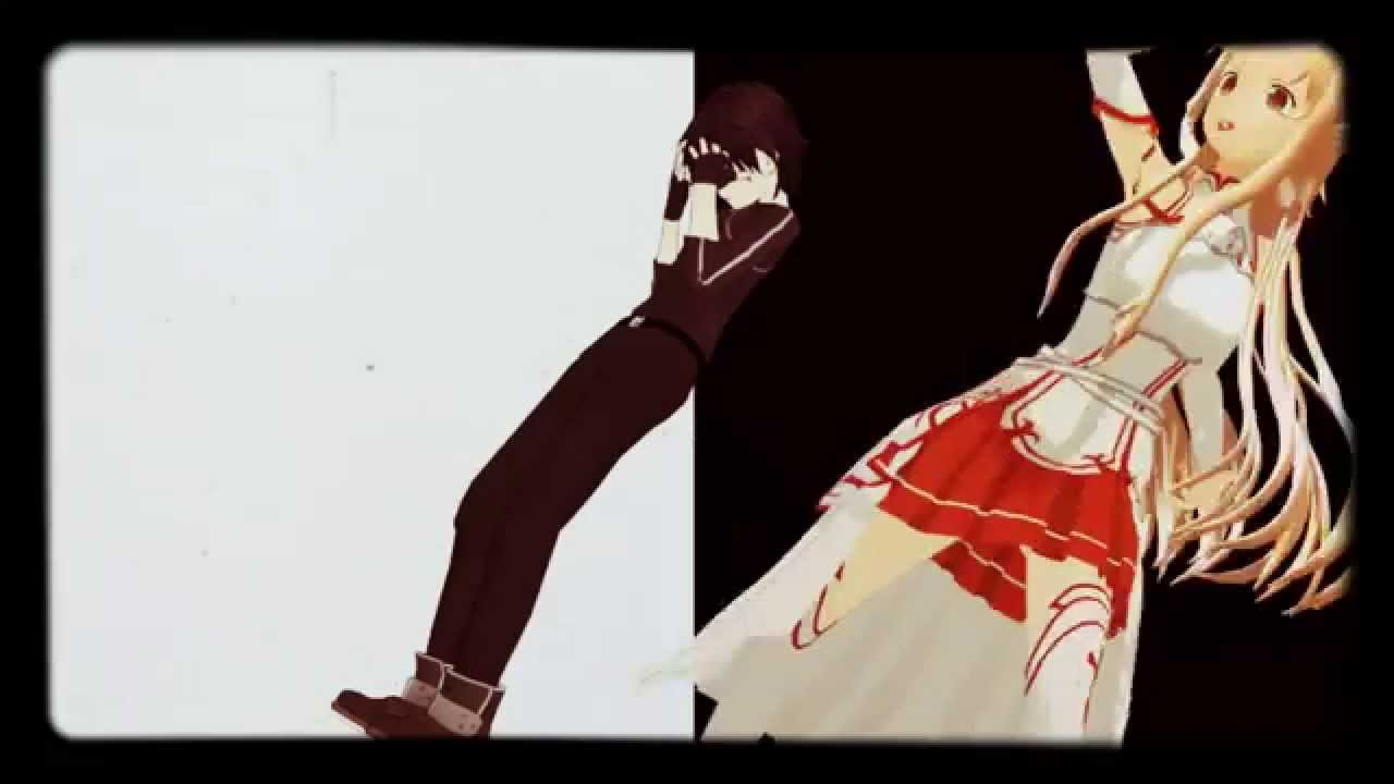 [MMD] - Kirito Asuna Bad Apple - YouTube