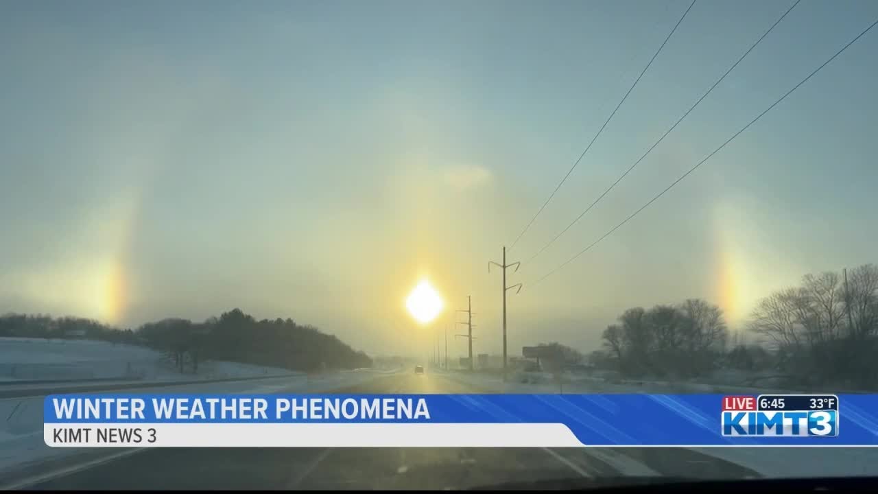 Dazzling winter phenomena in the Upper Midwest - YouTube