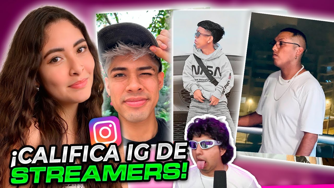 GABI URBINA CALIFICA IG de STREAMERS 💘¿QUIÉN LE PARECE MAS GUAPO? 🔥 ft ...