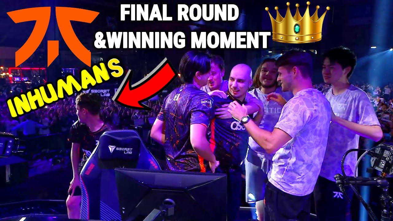 Fnatic Last Round & Winning moment Against EG | VCT CHAMPION MASTERS ...