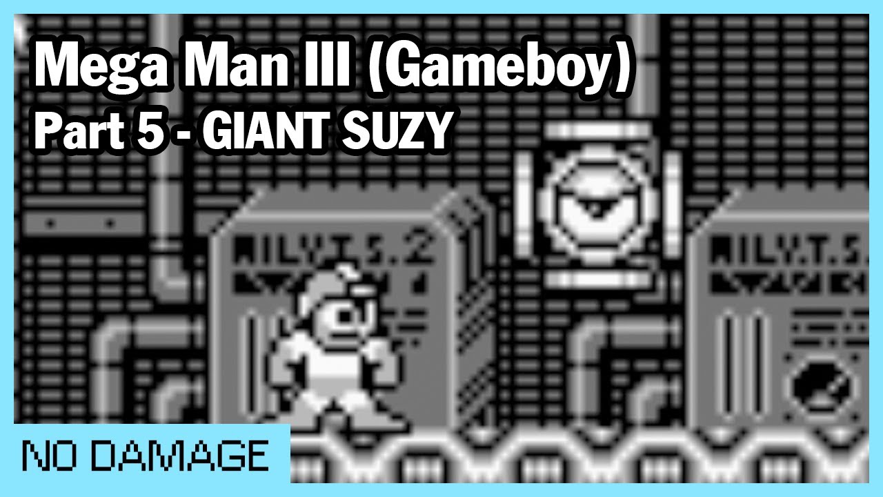 #5 Mega Man III [Gameboy]: Giant Suzy (No Damage) - YouTube