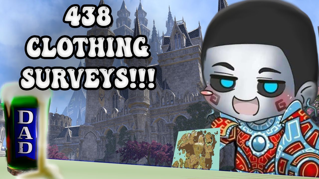 An INSANE amount of clothing surveys! | The Elder Scrolls Online - YouTube