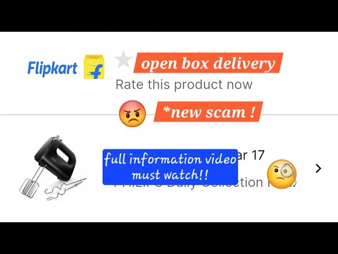 Open box delivery flipkart [must watch] - YouTube