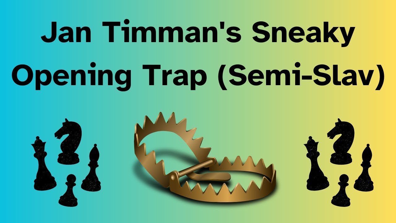 Jan Timman's Sneaky Opening Trap (Semi-Slav Defense) - YouTube